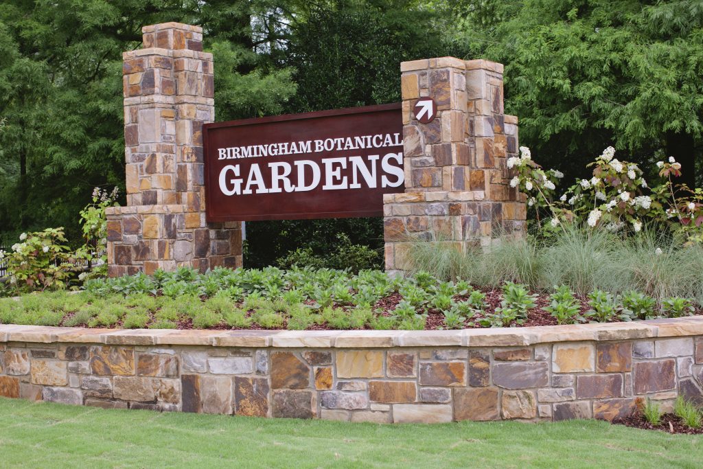 Landmark Sign - Birmingham Botanical Gardens